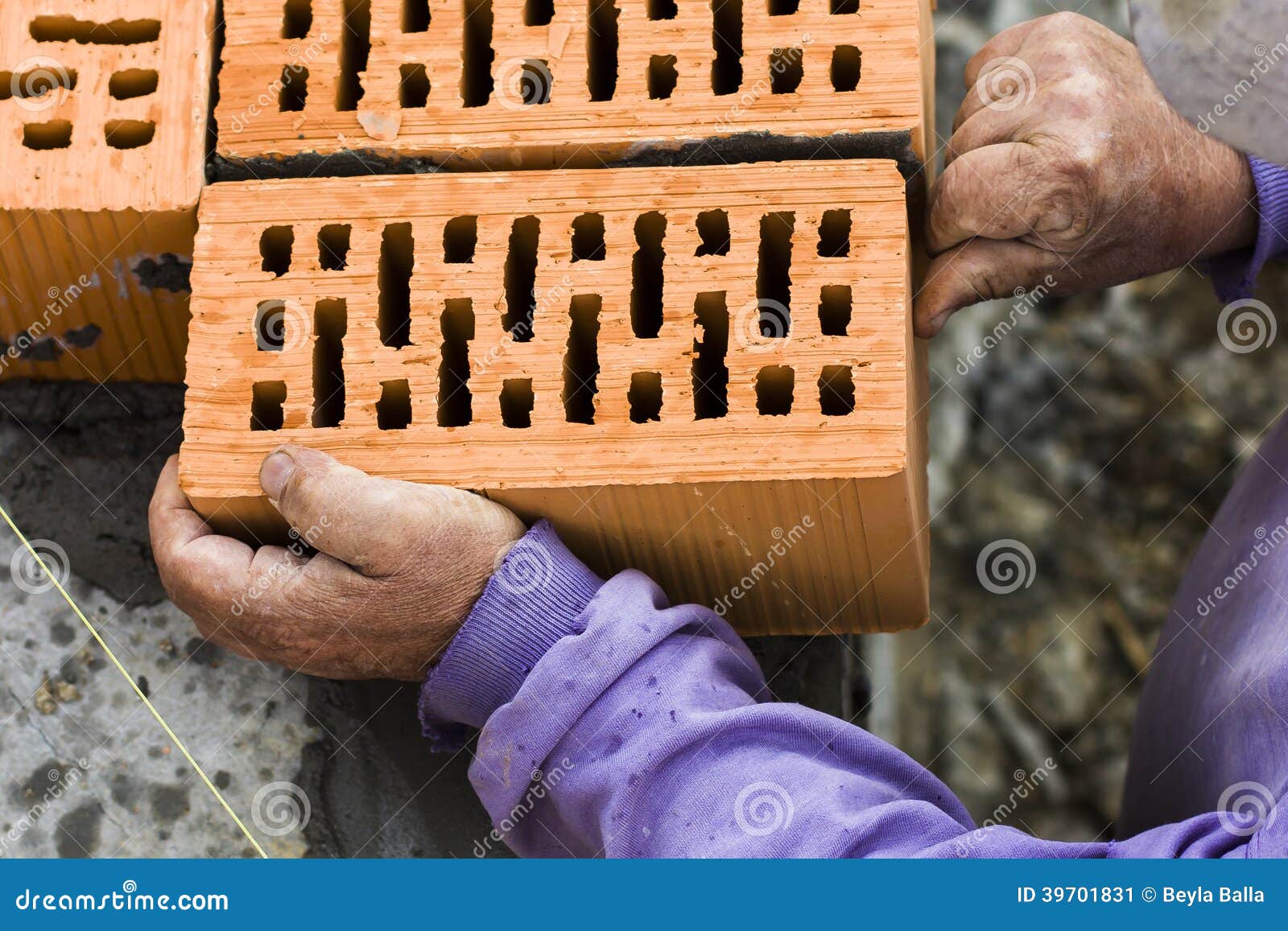 Brick stock image. Image of building, architecture, labourer - 39701831