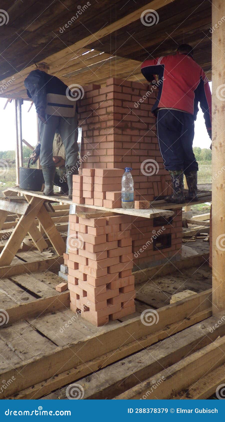 Brick As a Building Material Editorial Stock Image - Image of project ...