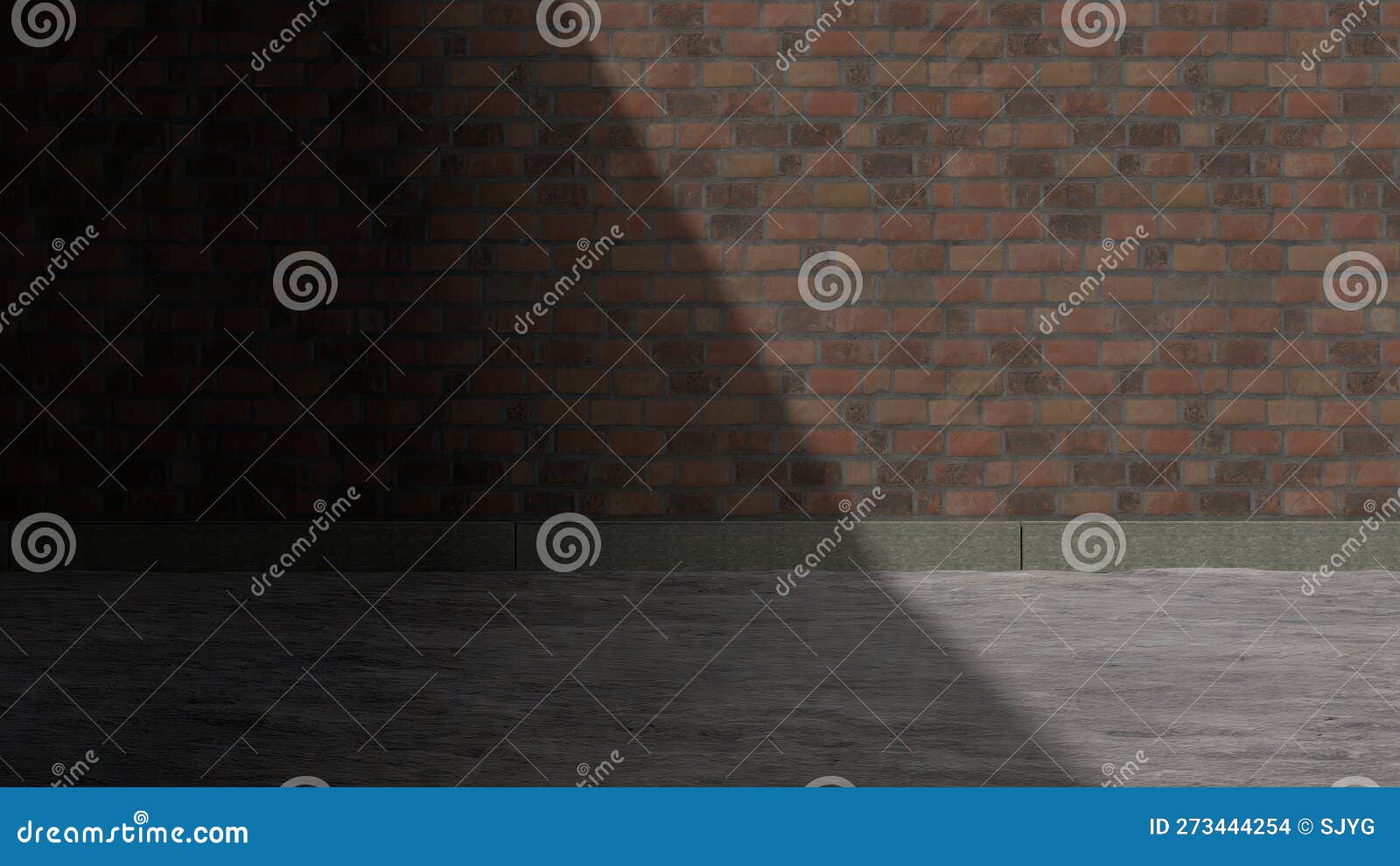 Brick and Asphalt Multicolor Elegant Shadow Clean Nothing Wall Old ...