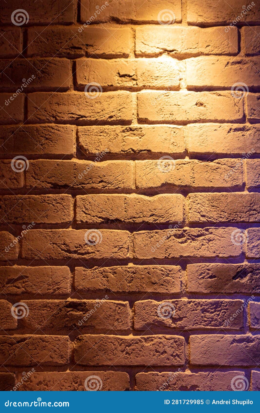 Brick Background with Lighting. Abstract Texture Stock Image - Image of ...
