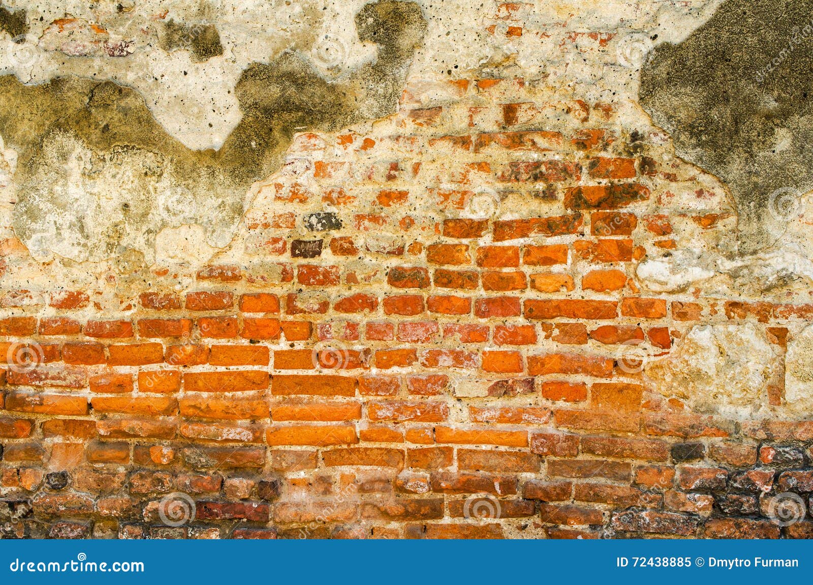 Brick Background from an Old Brick. Stock Image - Image of wallpaper ...