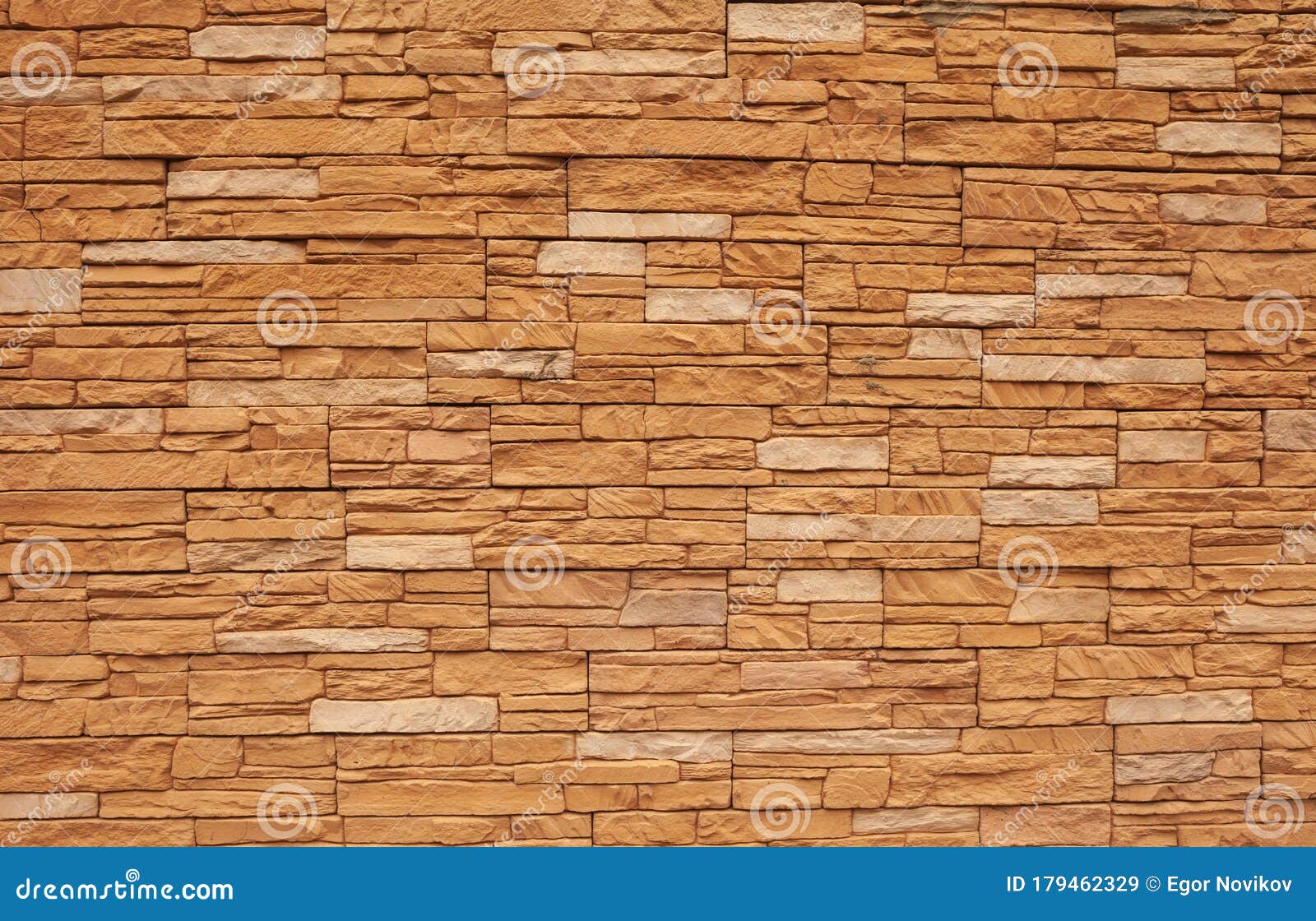Brick Background, Wall or Texture of Orange Blocks Stock Image - Image ...
