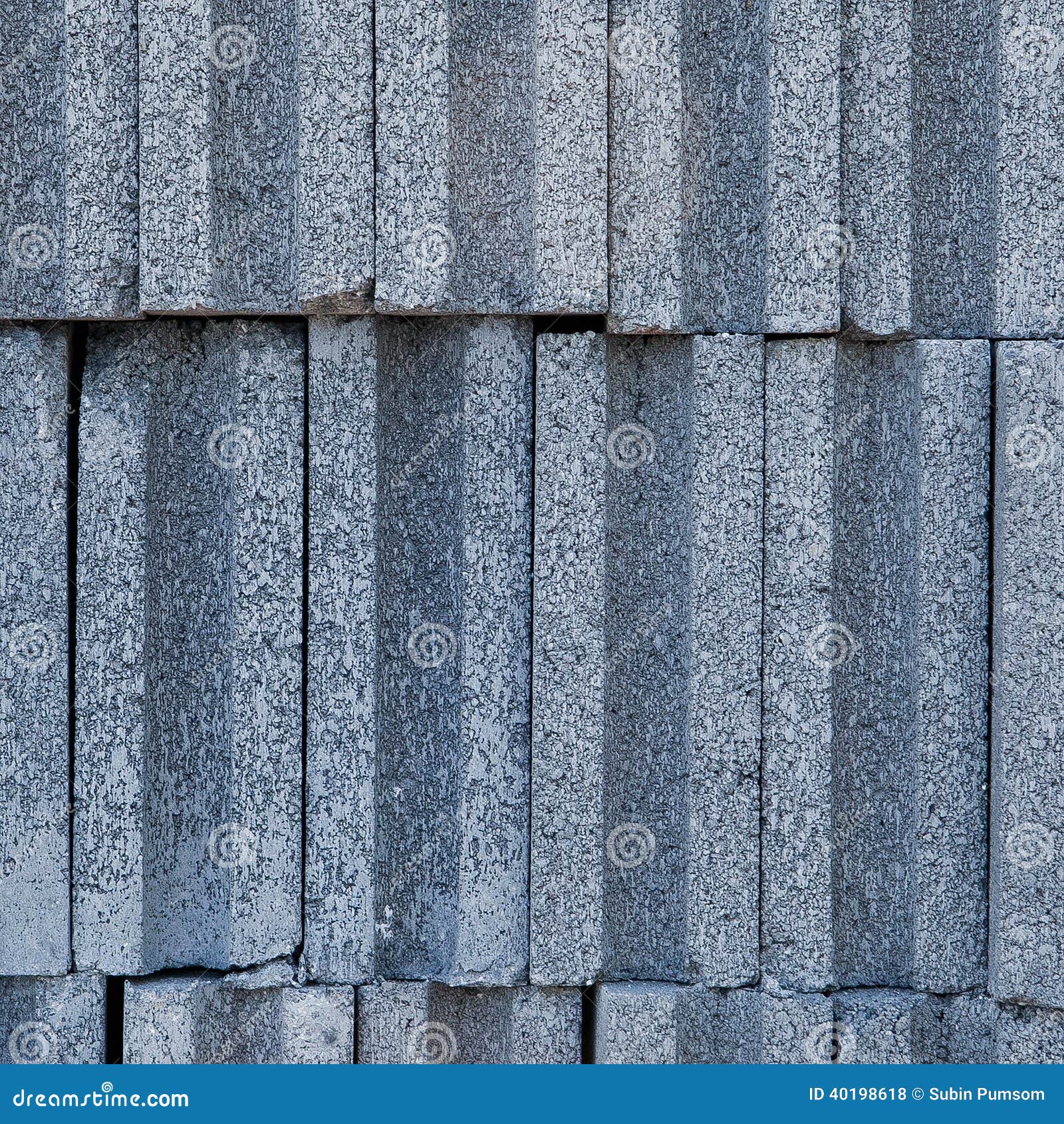 Brick Blocks Stacked Vertically Stock Photo - Image of block, together ...