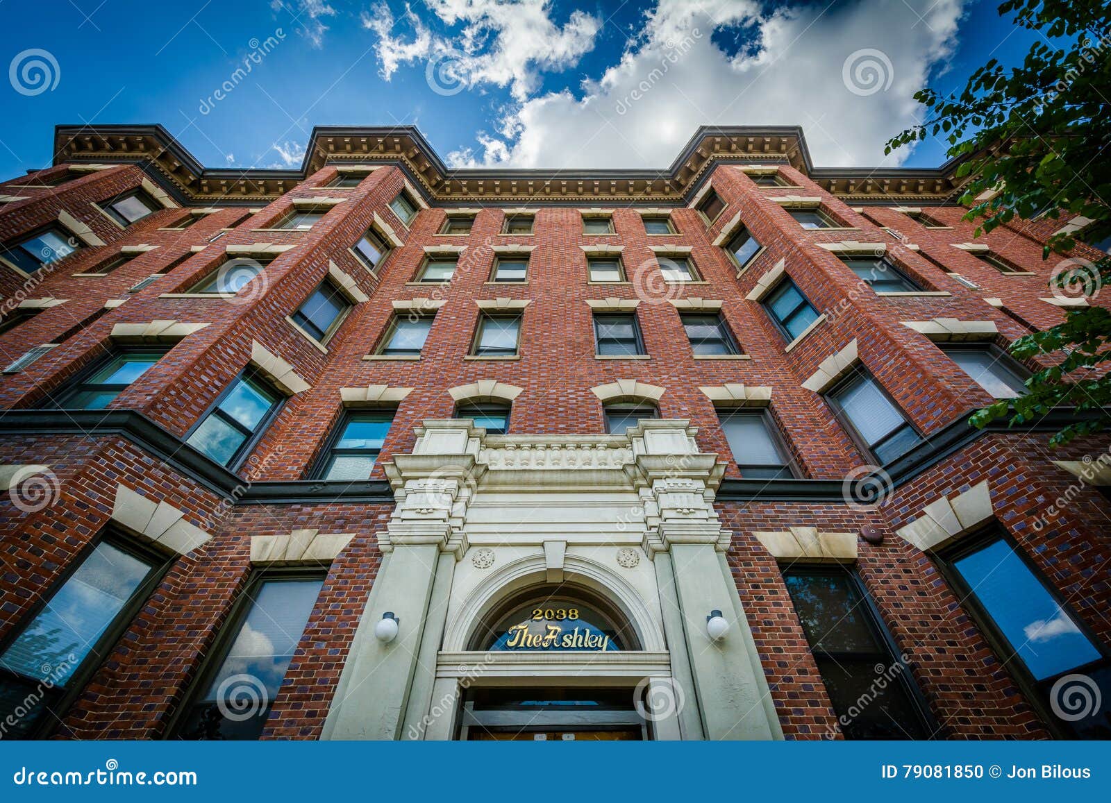 Brick Building in Adams Morgan, Washington, DC. Editorial Image - Image ...
