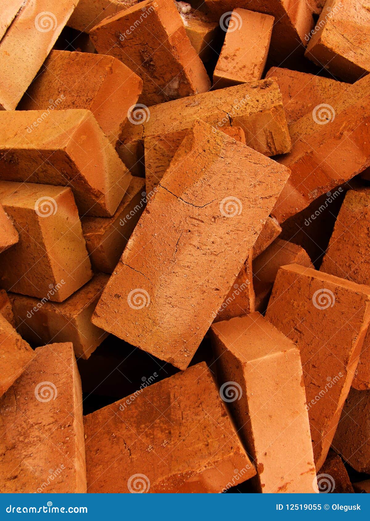 Brick building clay stock image. Image of firm, textures - 12519055