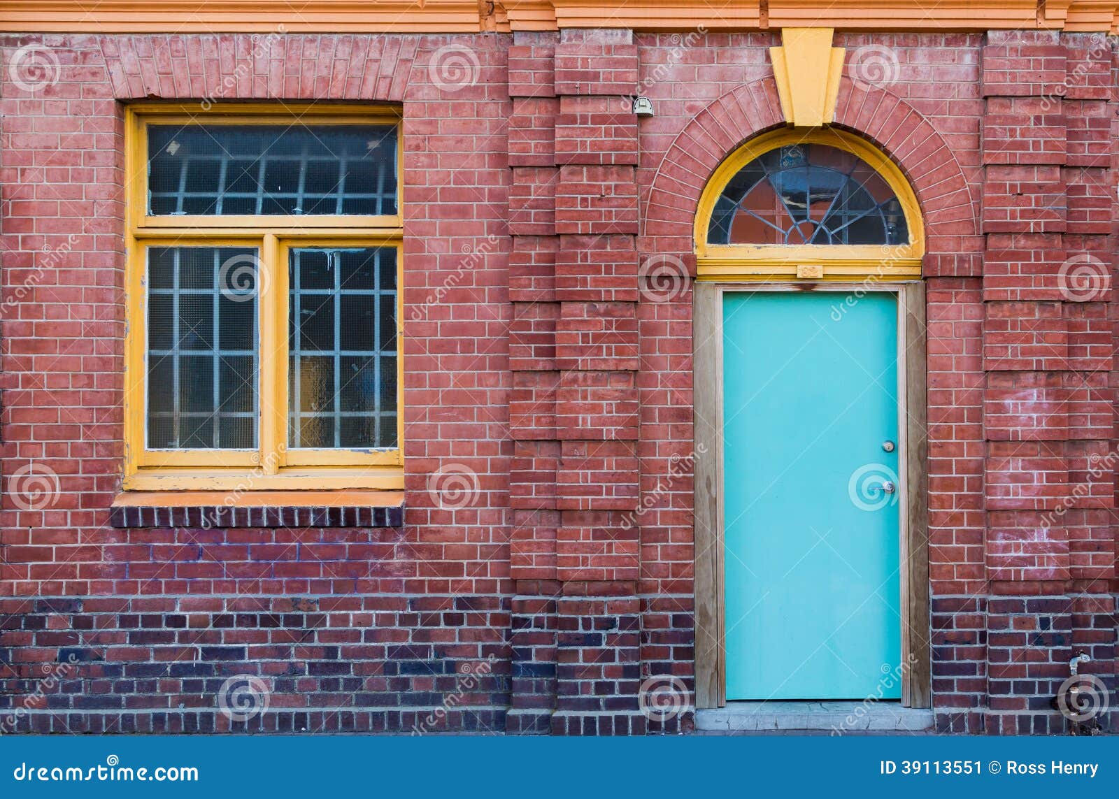 Brick Building Front stock image. Image of pattern, history - 39113551