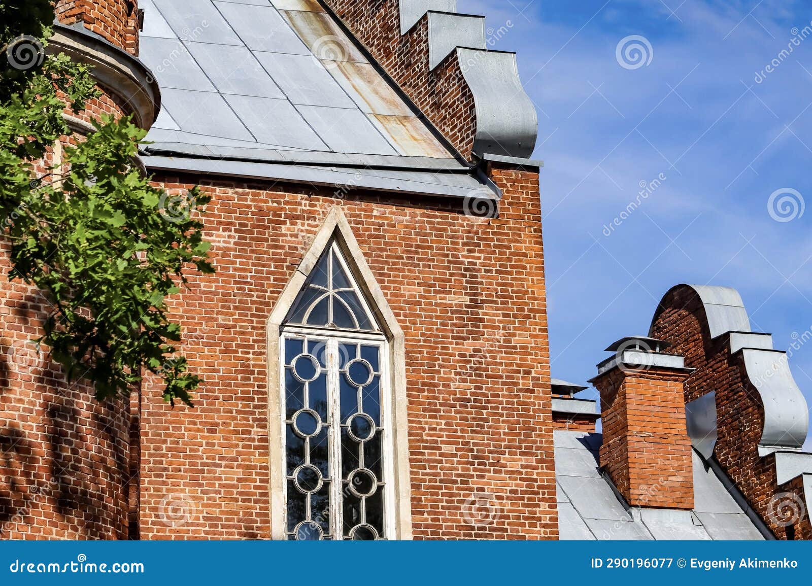 Brick Building in Gothic Style Stock Image - Image of style, gothic ...