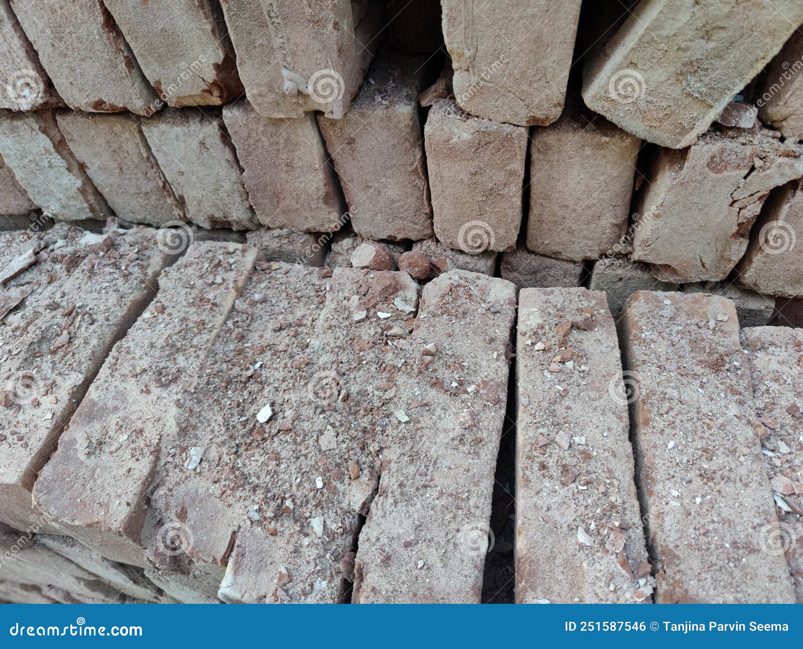 Brick for Building S Construction Stock Photo - Image of floor ...