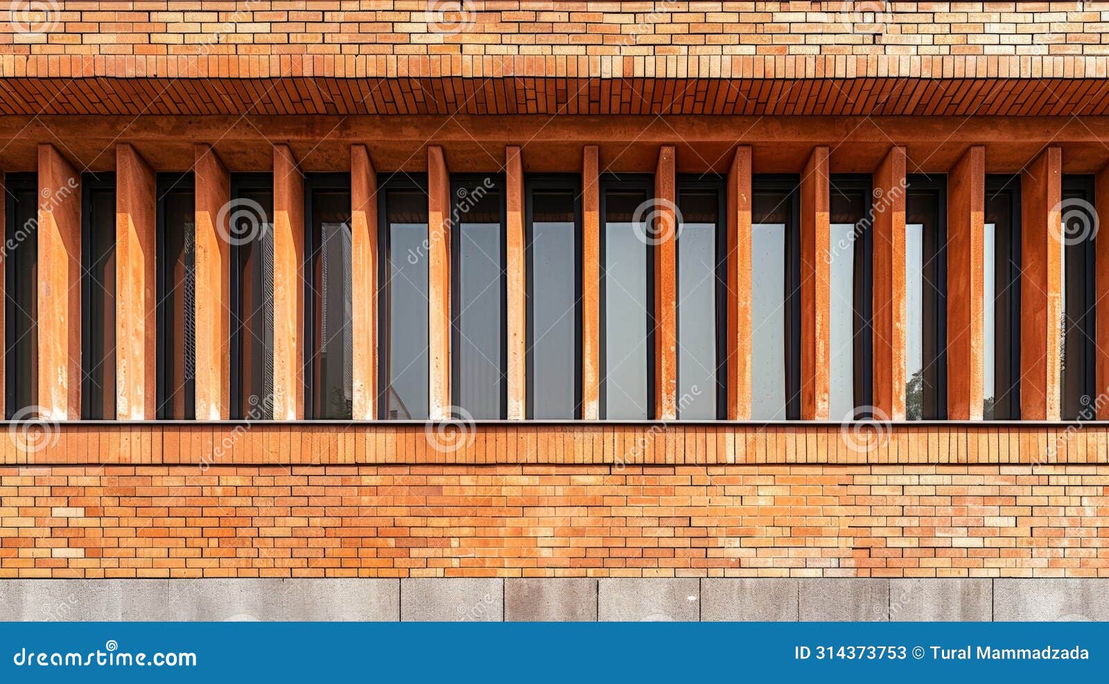 Brick Building Window Fire Hydrant Stock Image - Image of building ...