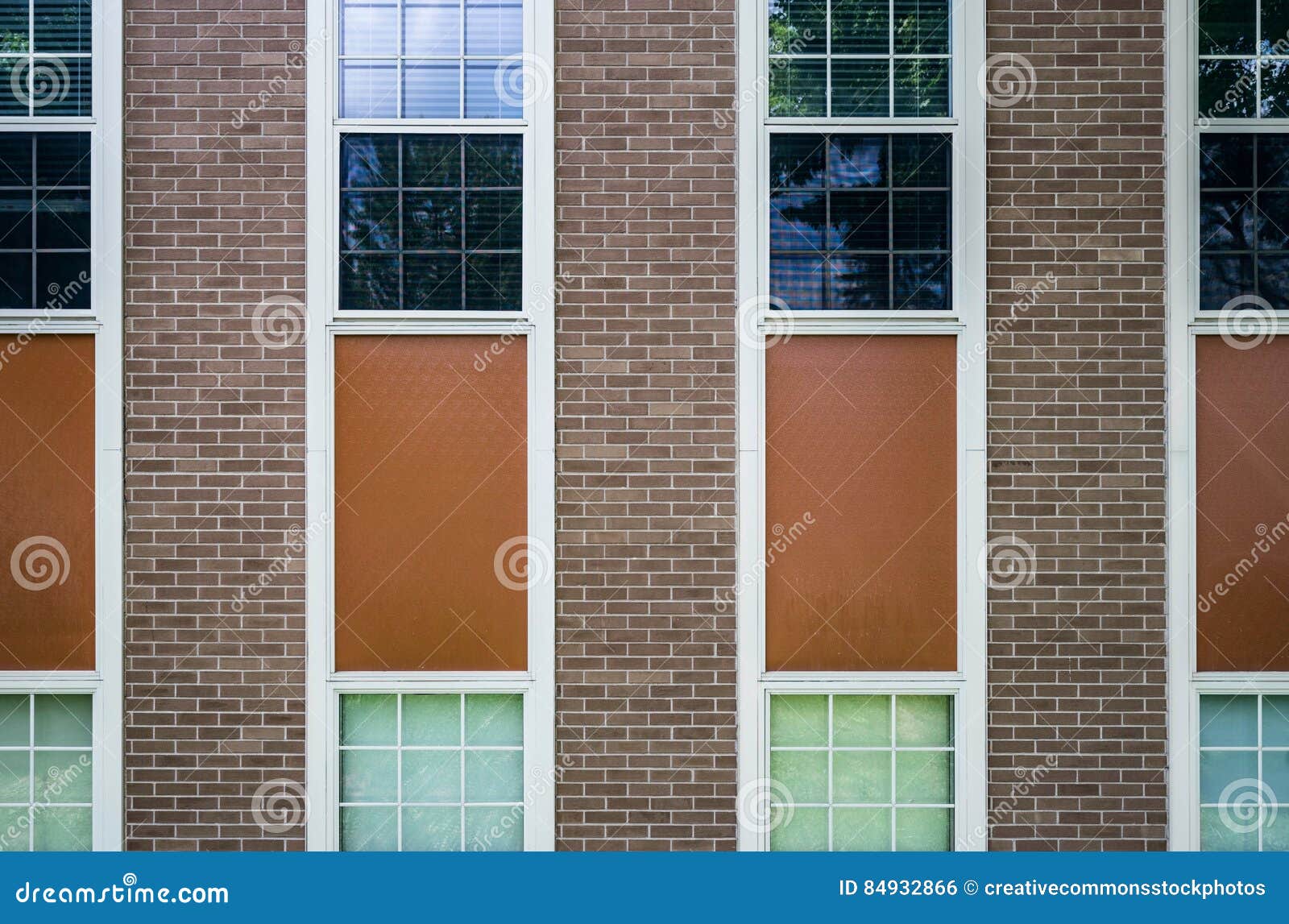 Brick Building And Windows Picture. Image: 84932866