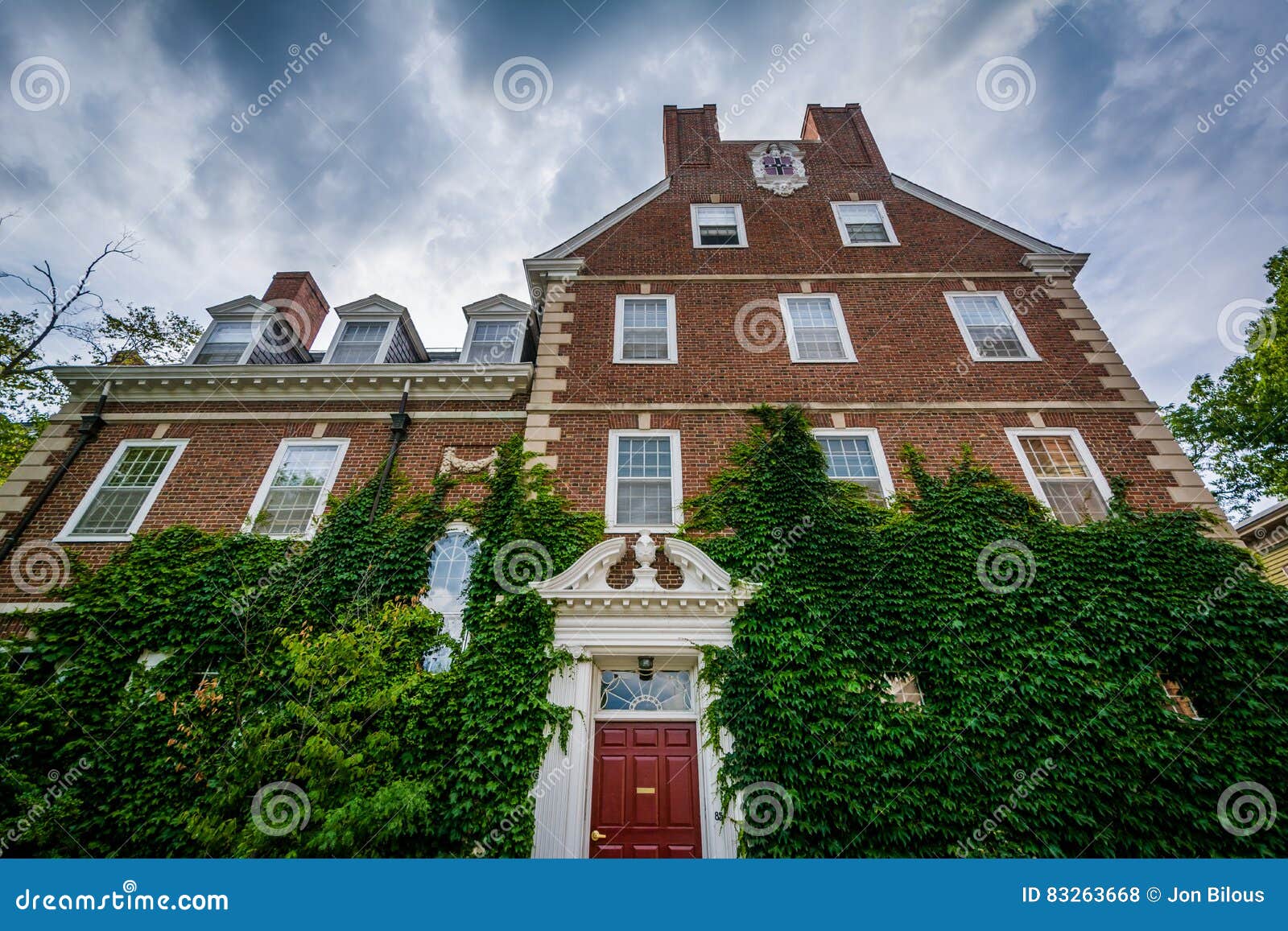 Brick Buildings at Harvard University, in Cambridge, Massachusetts ...