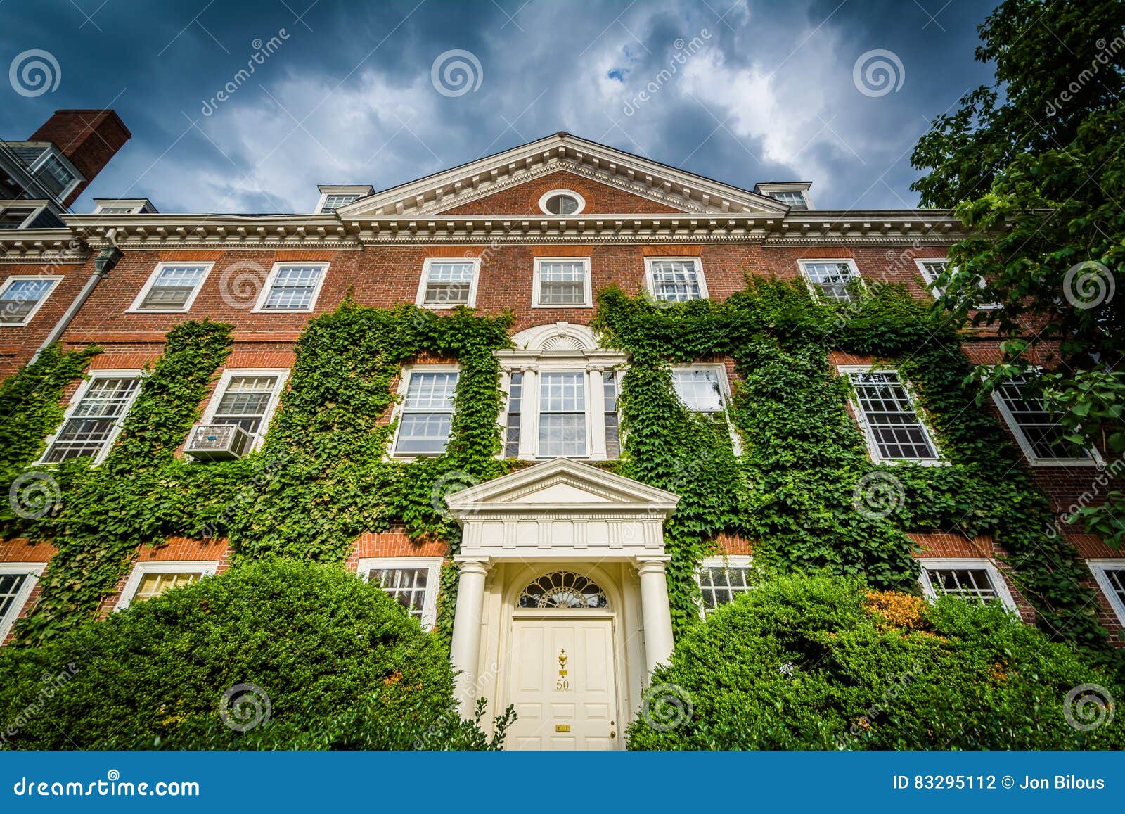Brick Buildings at Harvard University, in Cambridge, Massachusetts ...