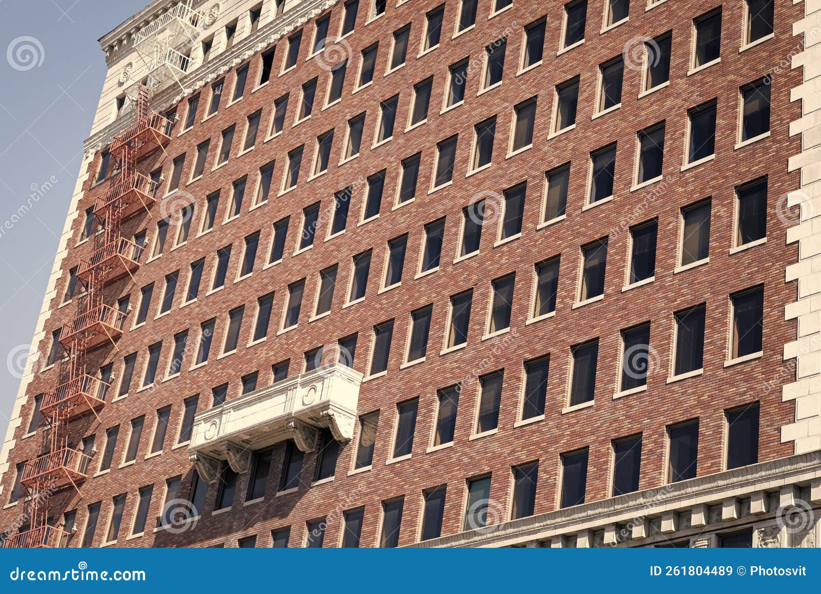 Brick-built Structure Urban Architecture Sky Background, Brick Building ...