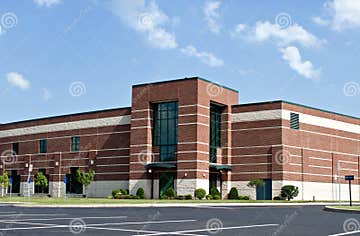 Brick Business Building stock photo. Image of estate, architectural ...