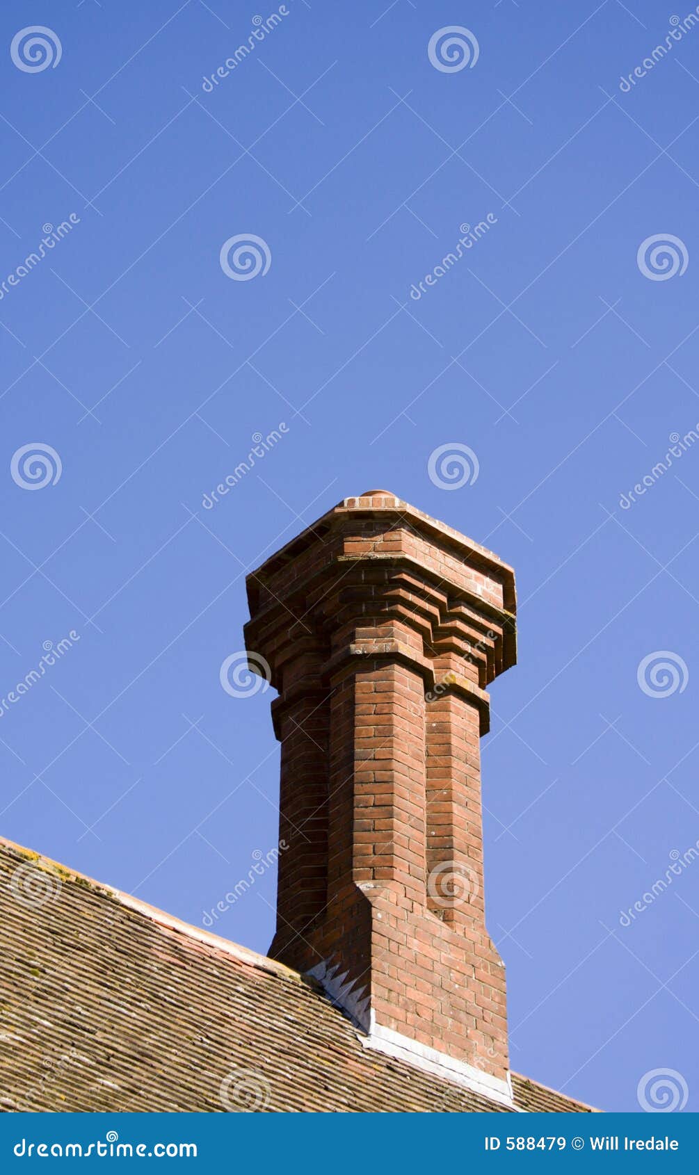 Brick Chimney stock image. Image of smoke, chimney, victorian - 588479