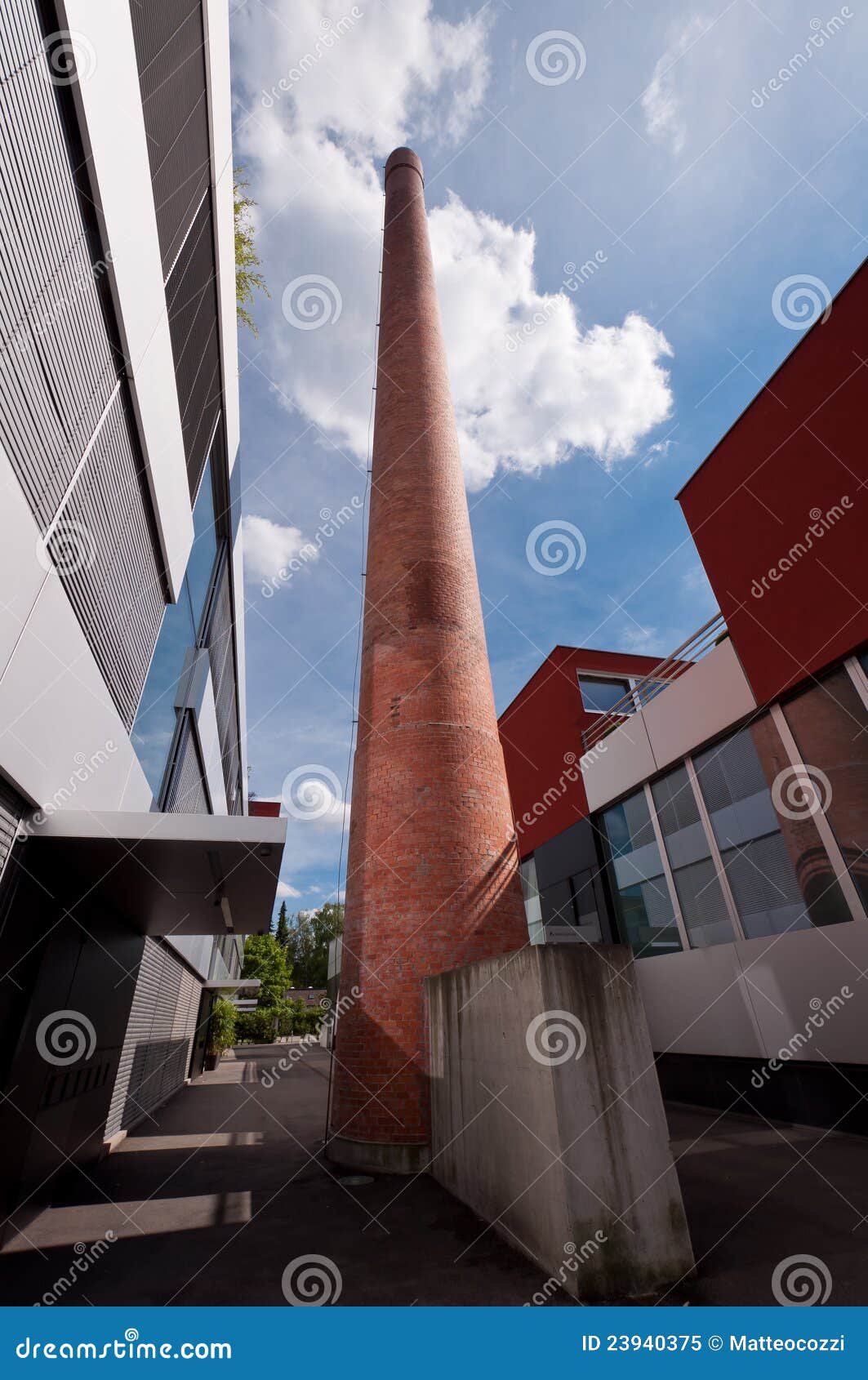 Brick Chimney and Factories Stock Image - Image of chimney, factory ...