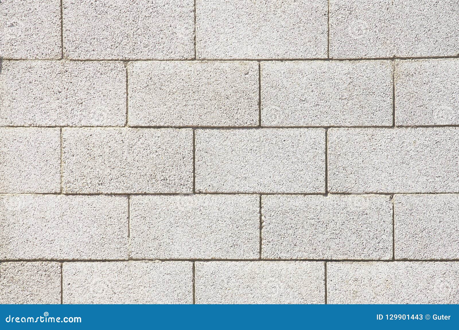 Brick concrete wall stock image. Image of ground, coarse - 129901443