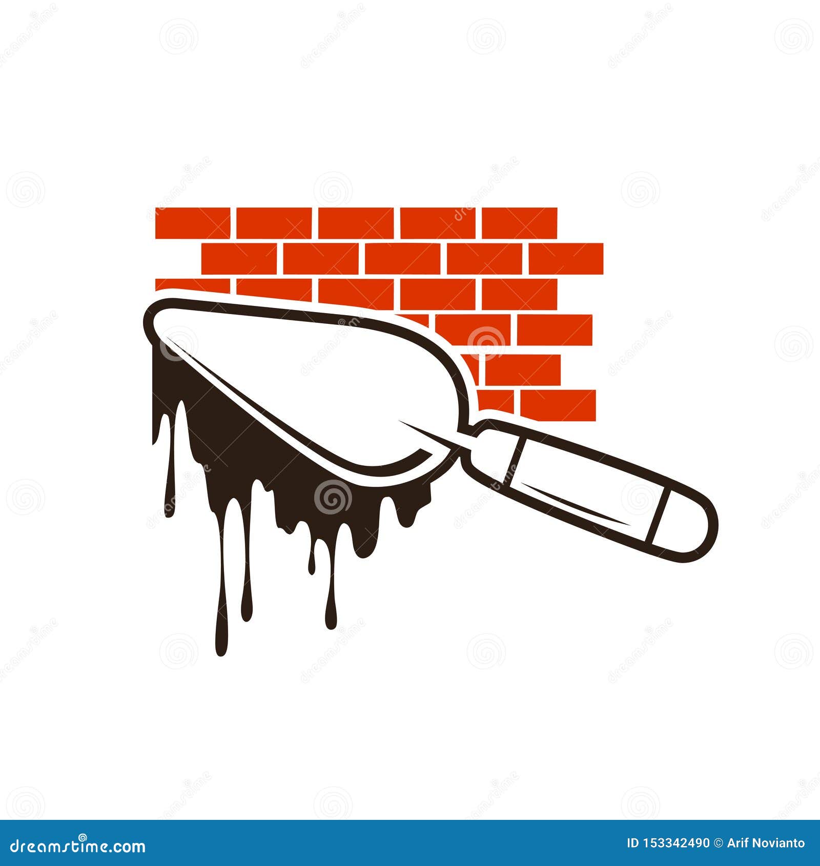 Brick construction logo stock illustration. Illustration of corporate ...