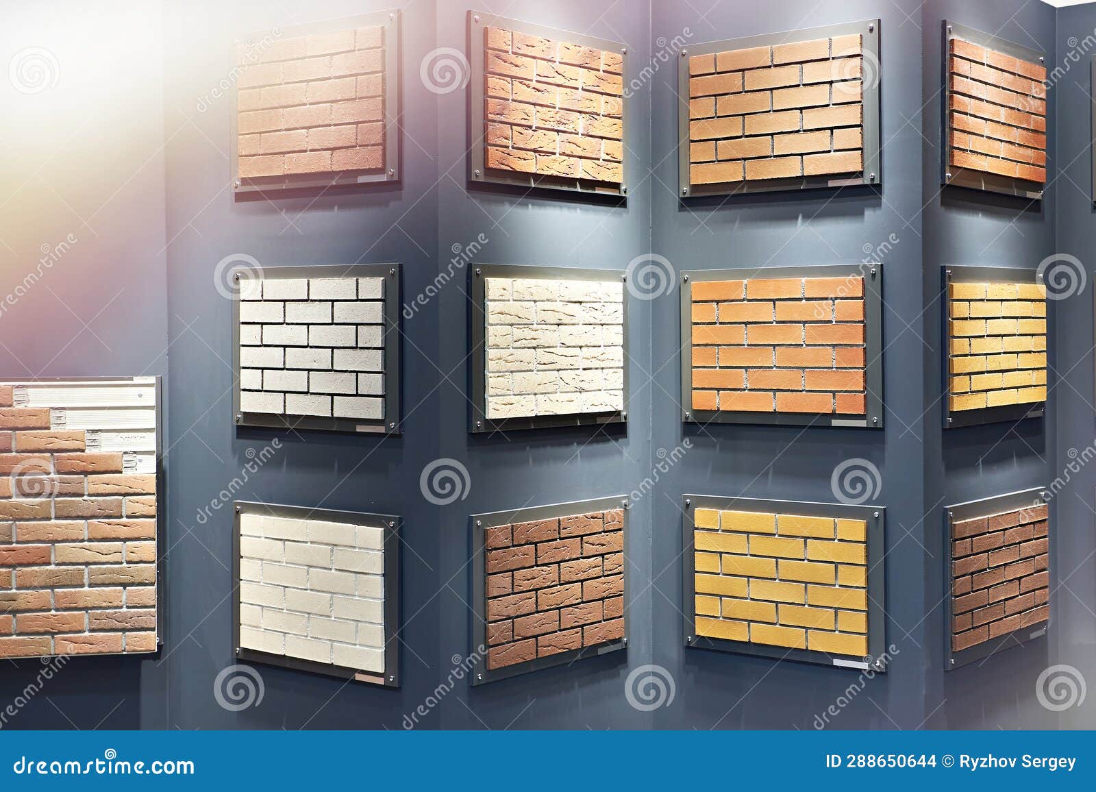 Brick Decorative Wall Panels Stock Photo - Image of bricks, color ...