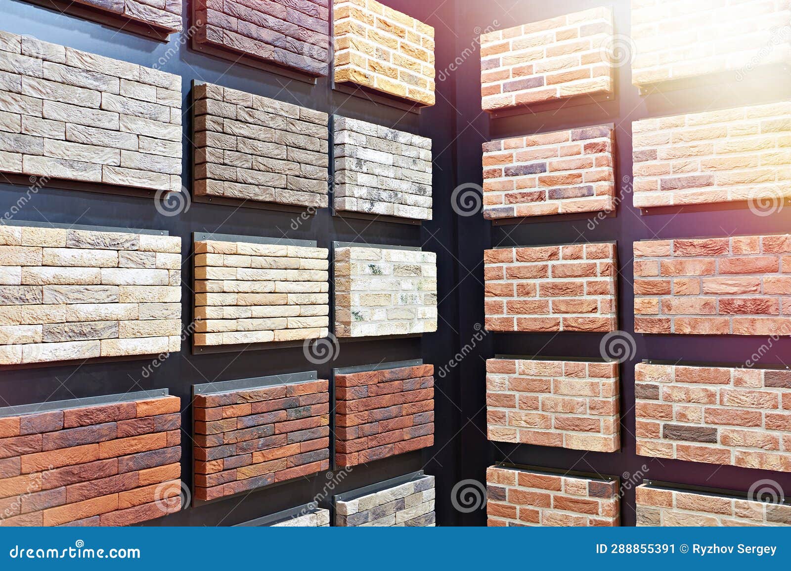 Brick Decorative Wall Panels Stock Image - Image of brick, architecture ...