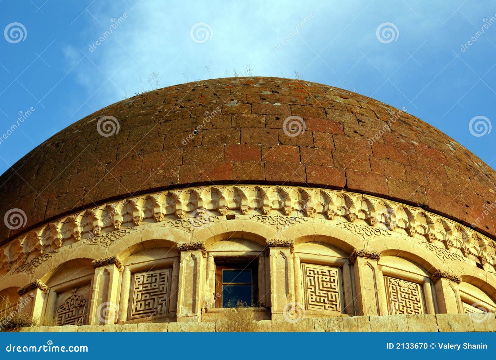 Brick dome stock photo. Image of beautiful, asia, columns - 2133670