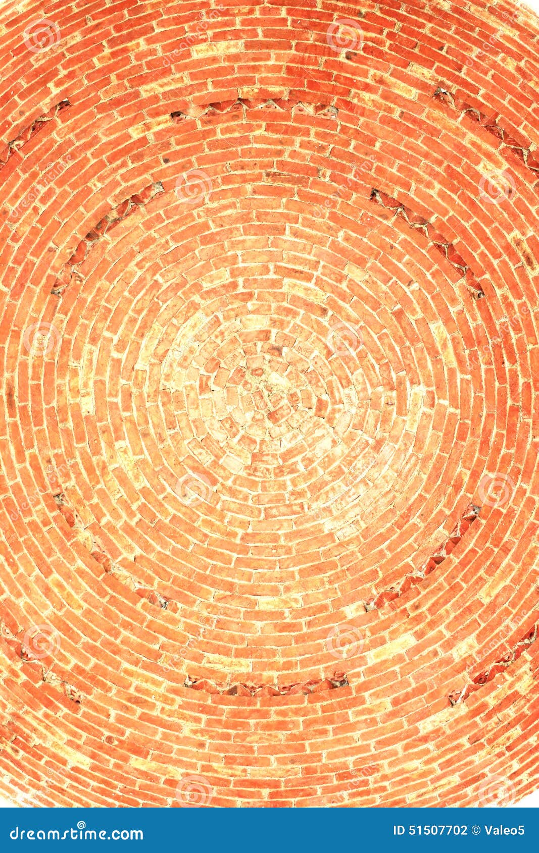 Brick dome inside. stock photo. Image of architecture - 51507702
