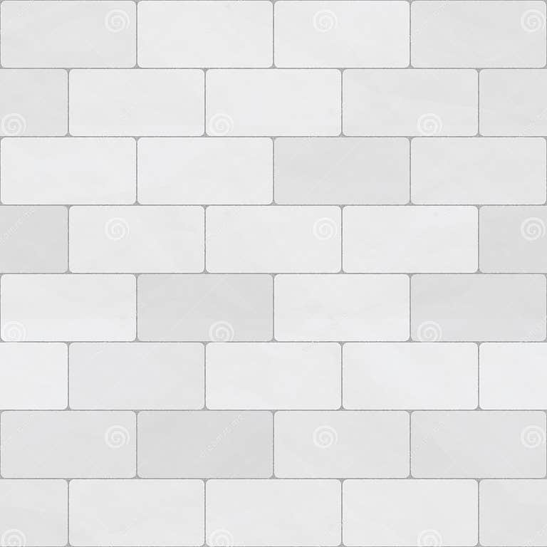 Brick Drawing. White Brick Wall Seamless Background- Texture Pattern ...