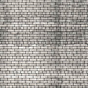 Art Brick Drawing. White and Grey Brick Wall Seamless Background ...