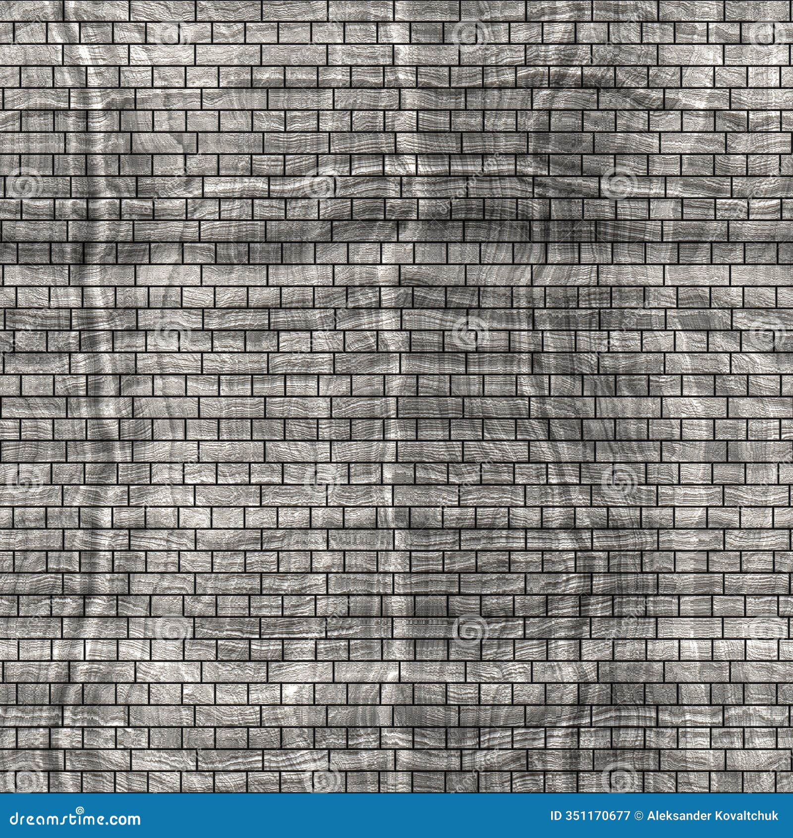 Art Brick Drawing. White and Grey Brick Wall Seamless Background ...