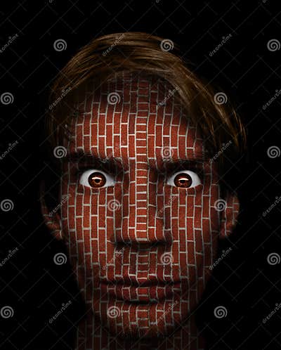 Brick Face stock image. Image of brickwall, clay, construction - 17163357