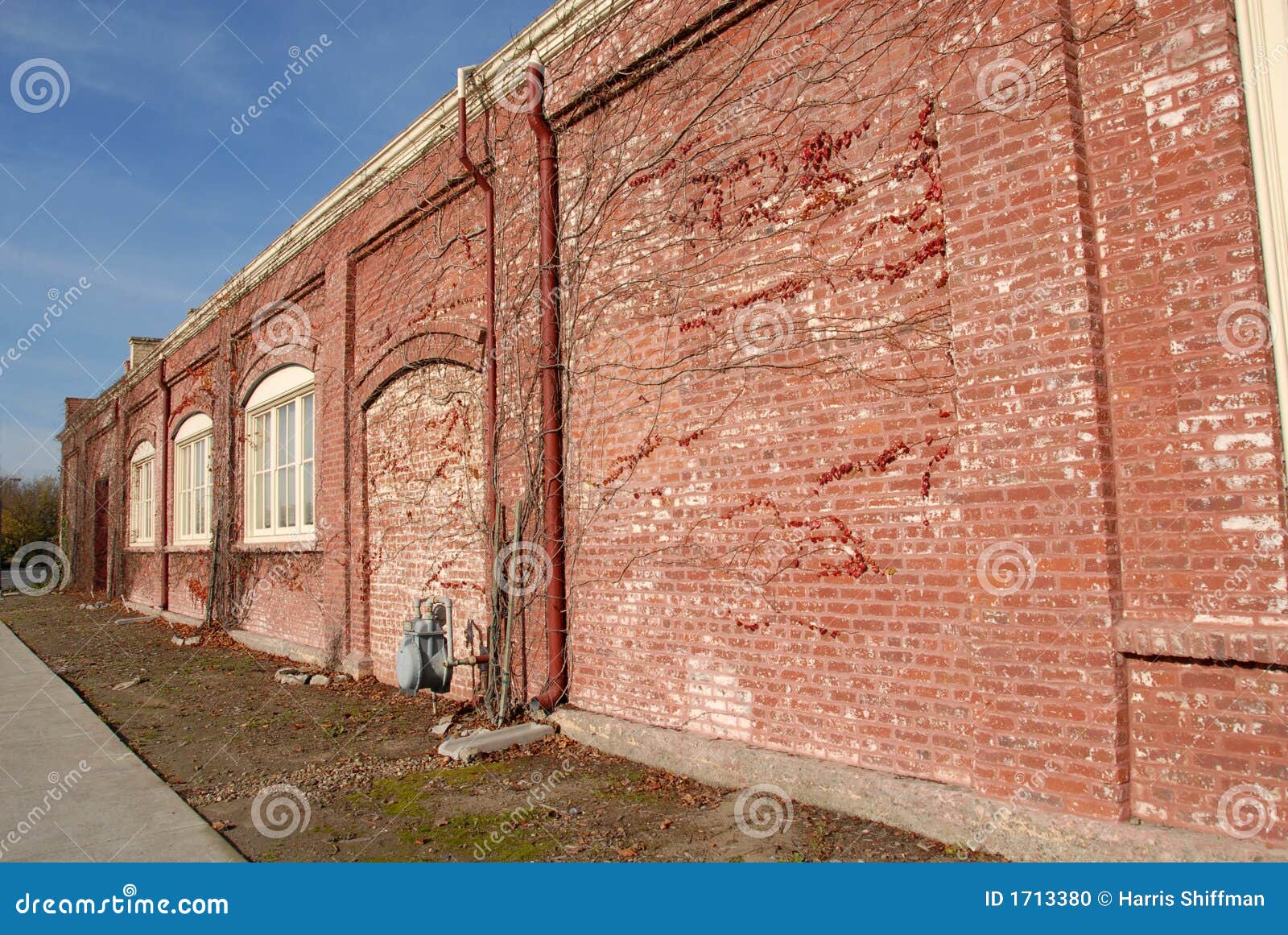 Brick factory stock photo. Image of brick, covered, california - 1713380