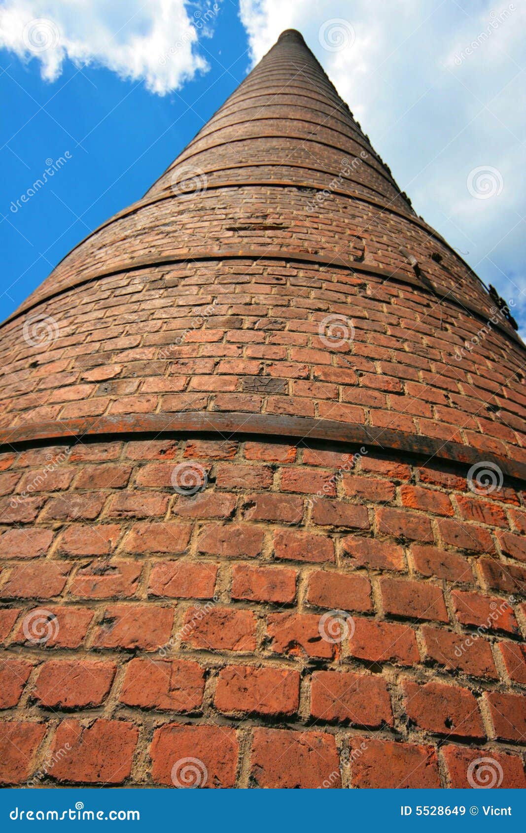 Brick factory chimney stock image. Image of stack, background - 5528649