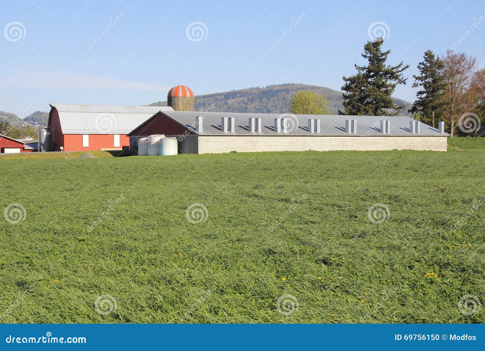Brick Farm Building stock photo. Image of outdoor, country - 69756150