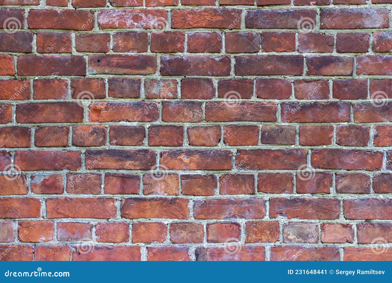 The Texture of Old Weather-darkened Bricks Stock Image - Image of brick ...