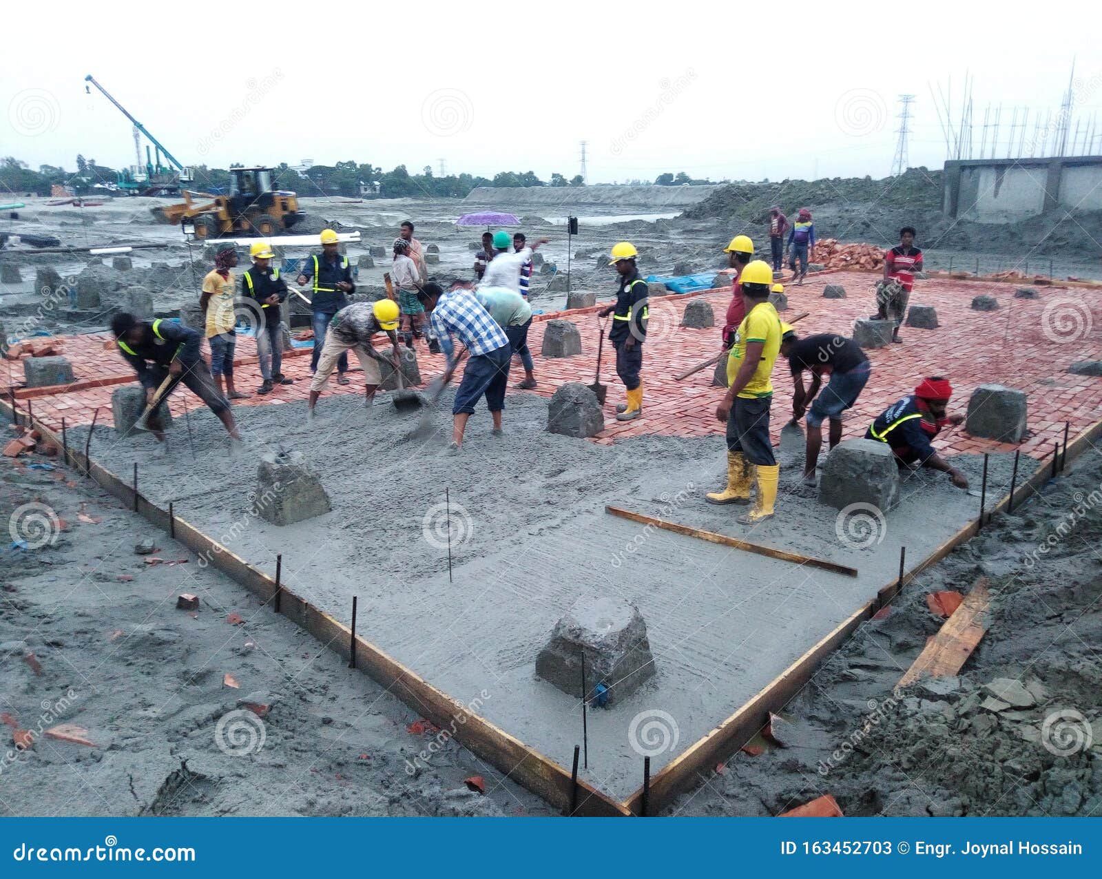 Brick Flat Soling Continue Avec PCC Photo stock éditorial - Image du ...