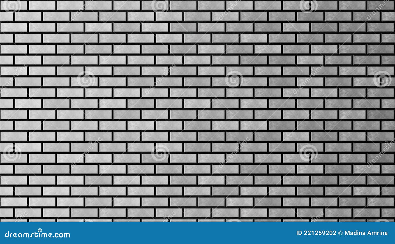 Brick Flat Wall. Smooth Brickwork. Brick Texture Stock Illustration ...