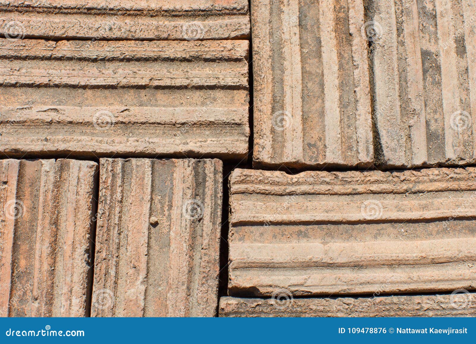 Brick Floor Texture Closeup Detail Art Stock Photo - Image of material ...