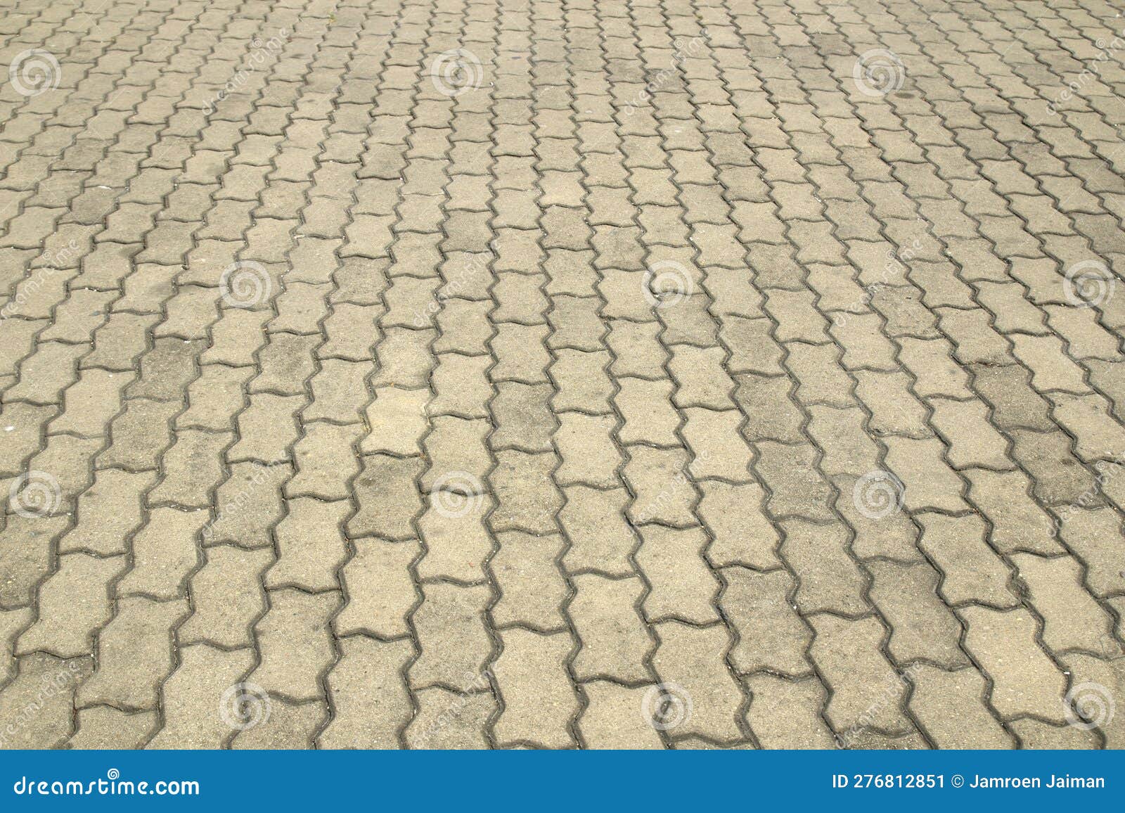 Brick Flooring for Walkways in Parks or Courtyards Stock Image - Image ...