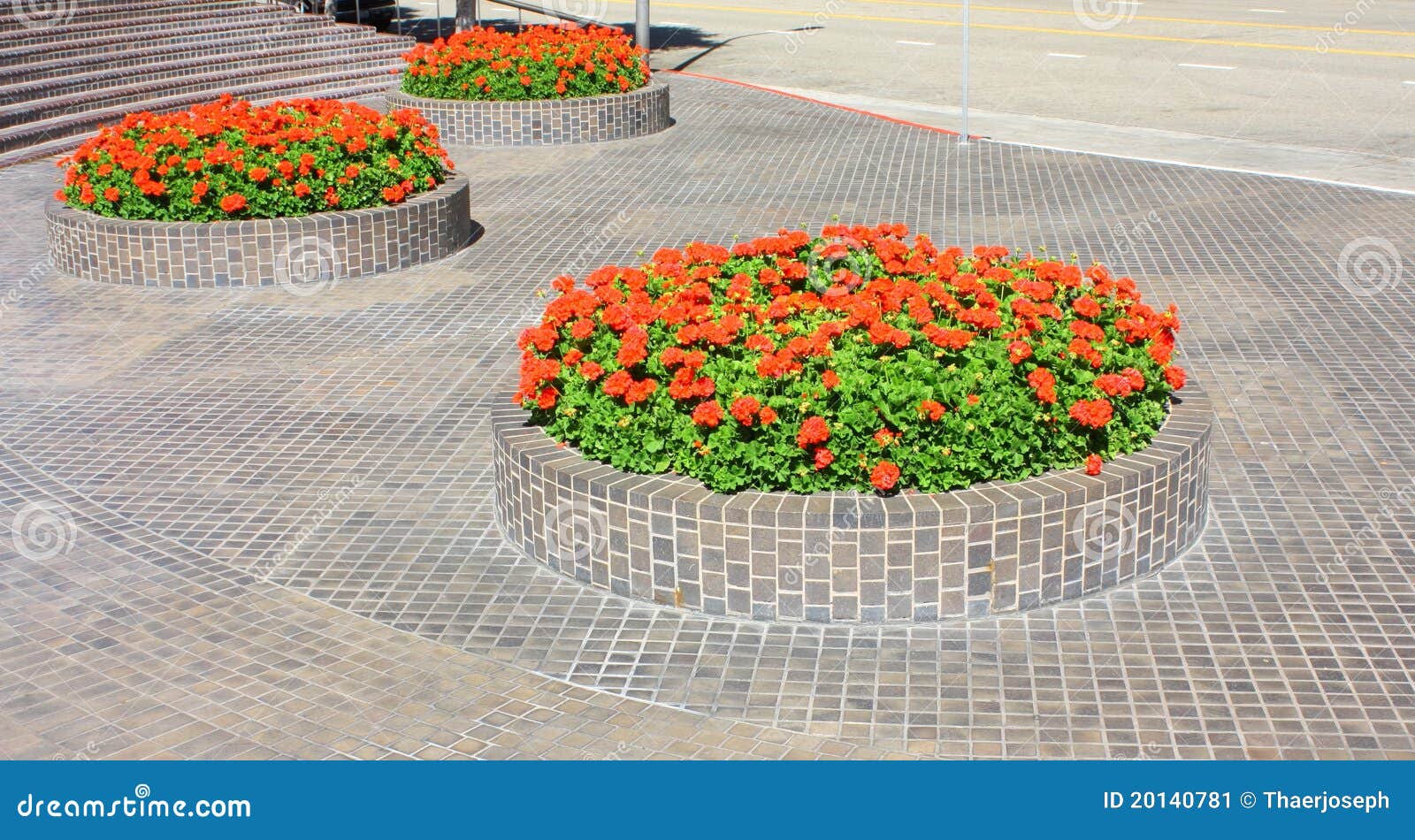 Brick Flower Pots stock image. Image of elegant, colorful - 20140781