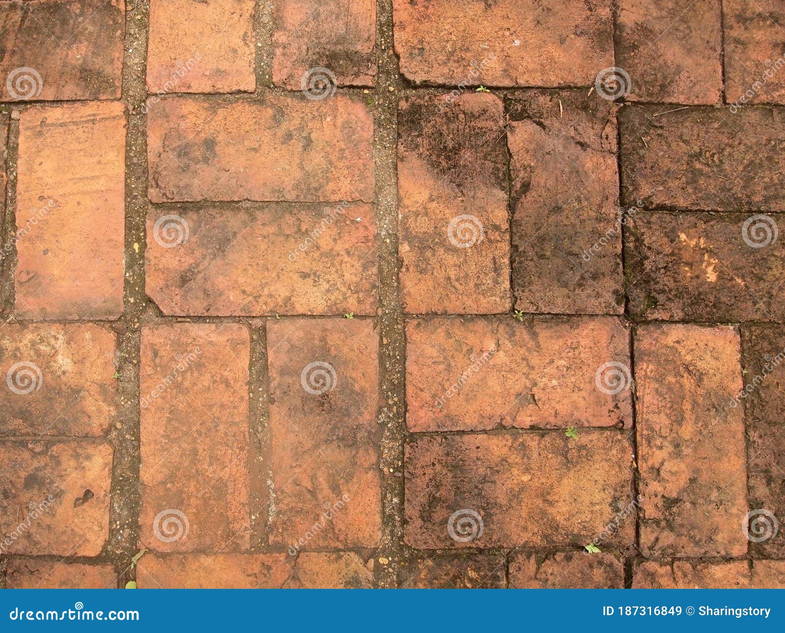 Brick footpath background stock image. Image of surface - 187316849