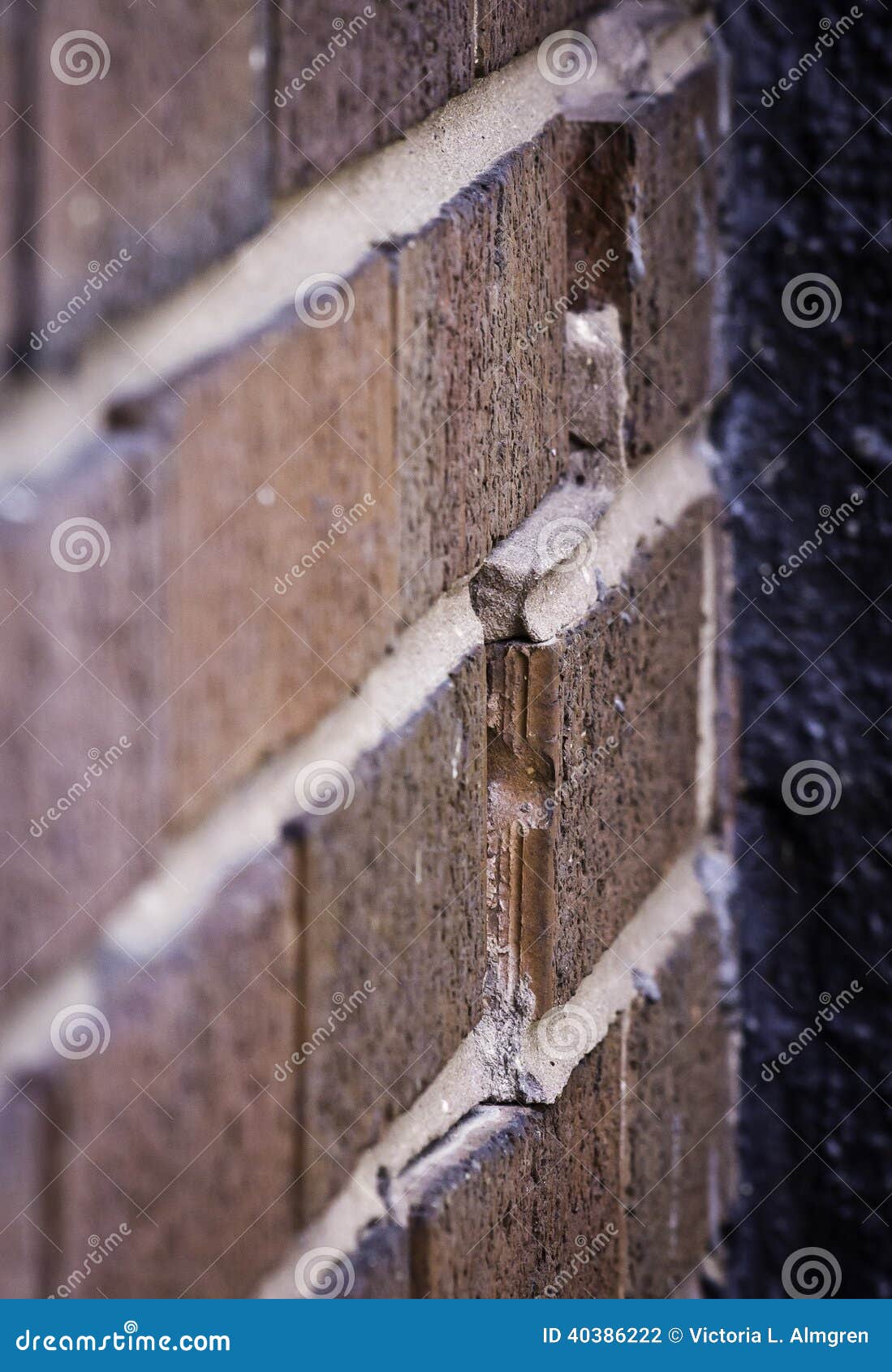 Brick foundation damage stock photo. Image of foundation - 40386222
