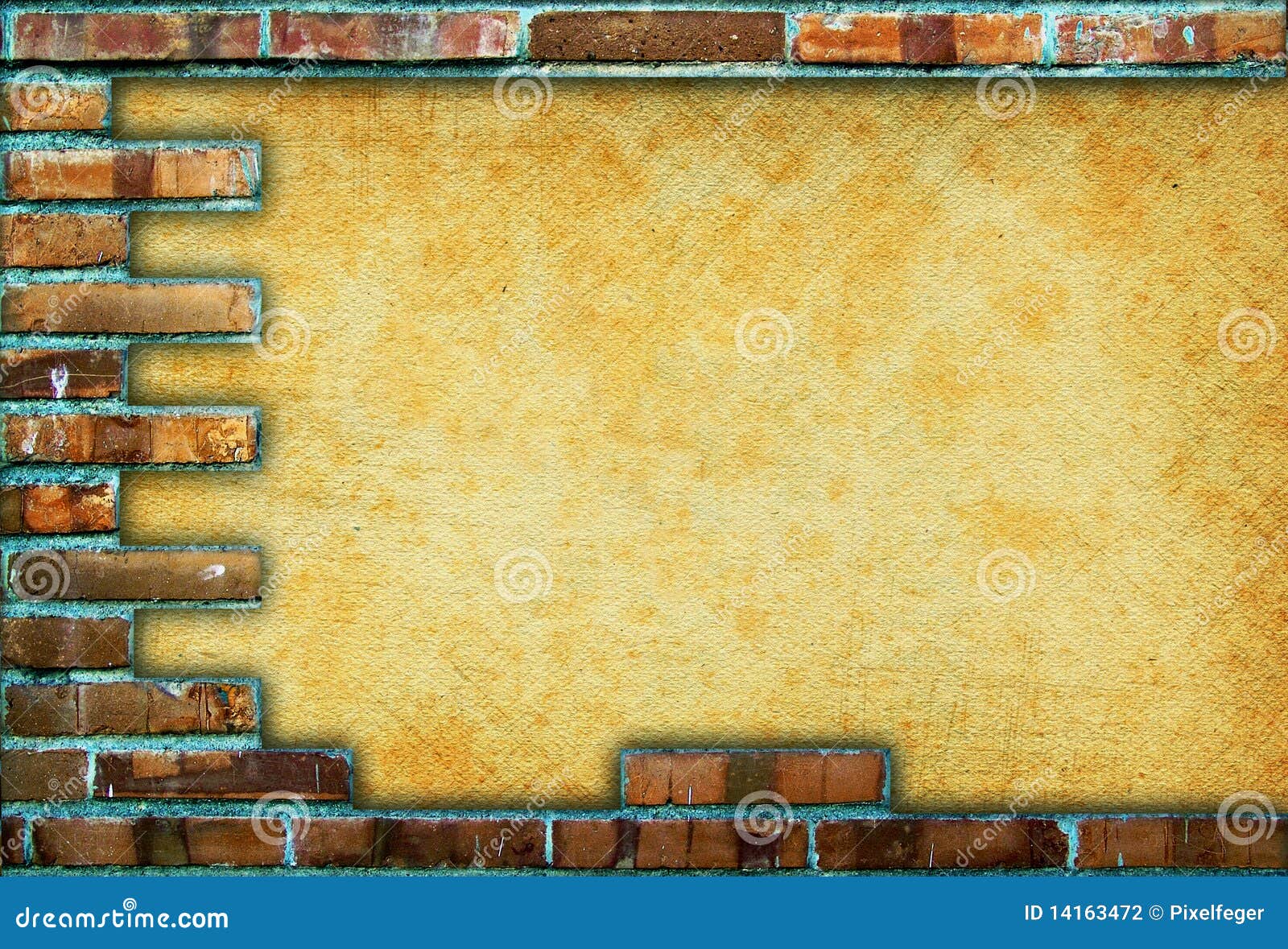 Brick frame stock illustration. Illustration of stone - 14163472