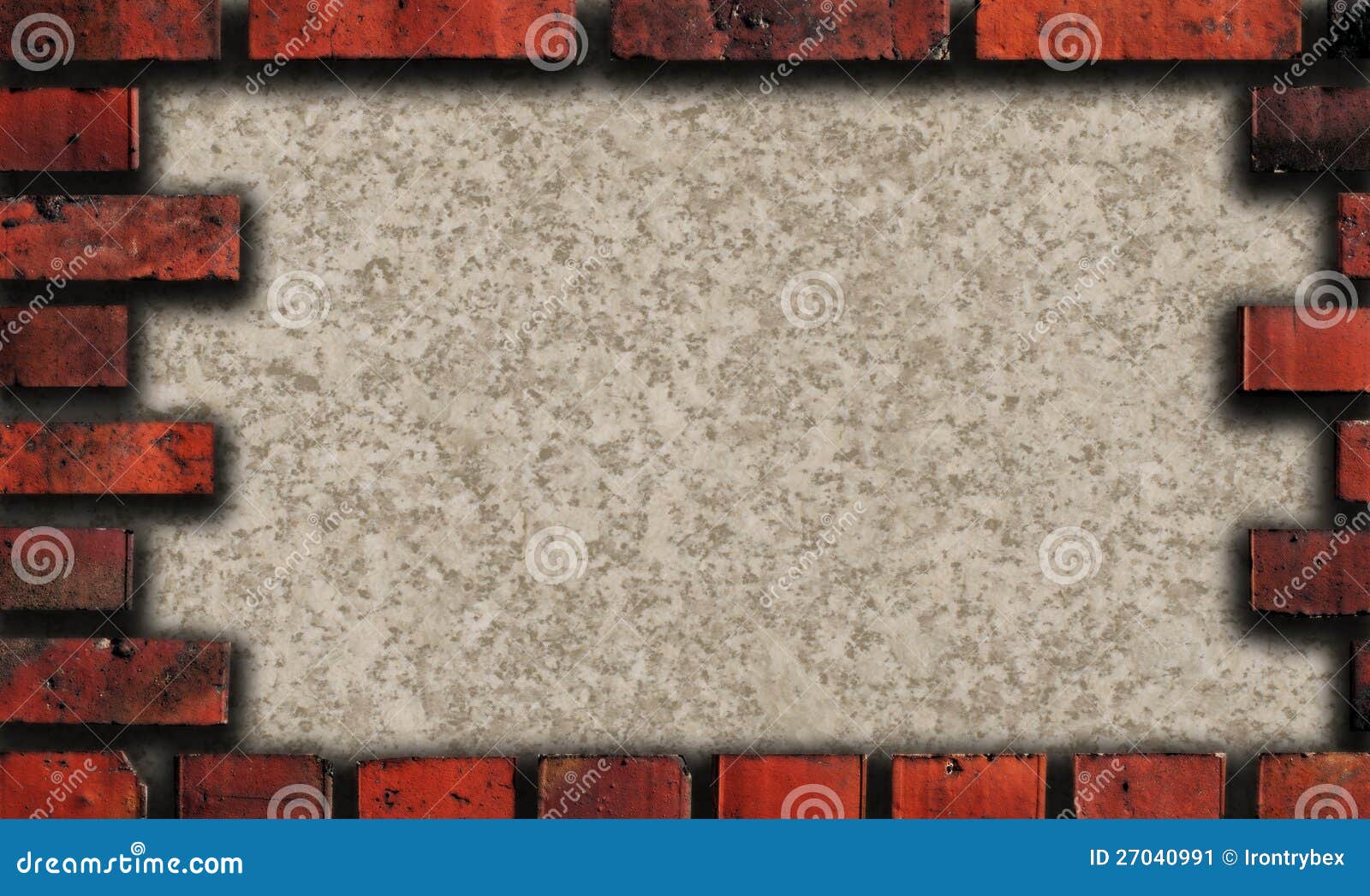 Brick frame stock image. Image of grunge, framing, brick - 27040991