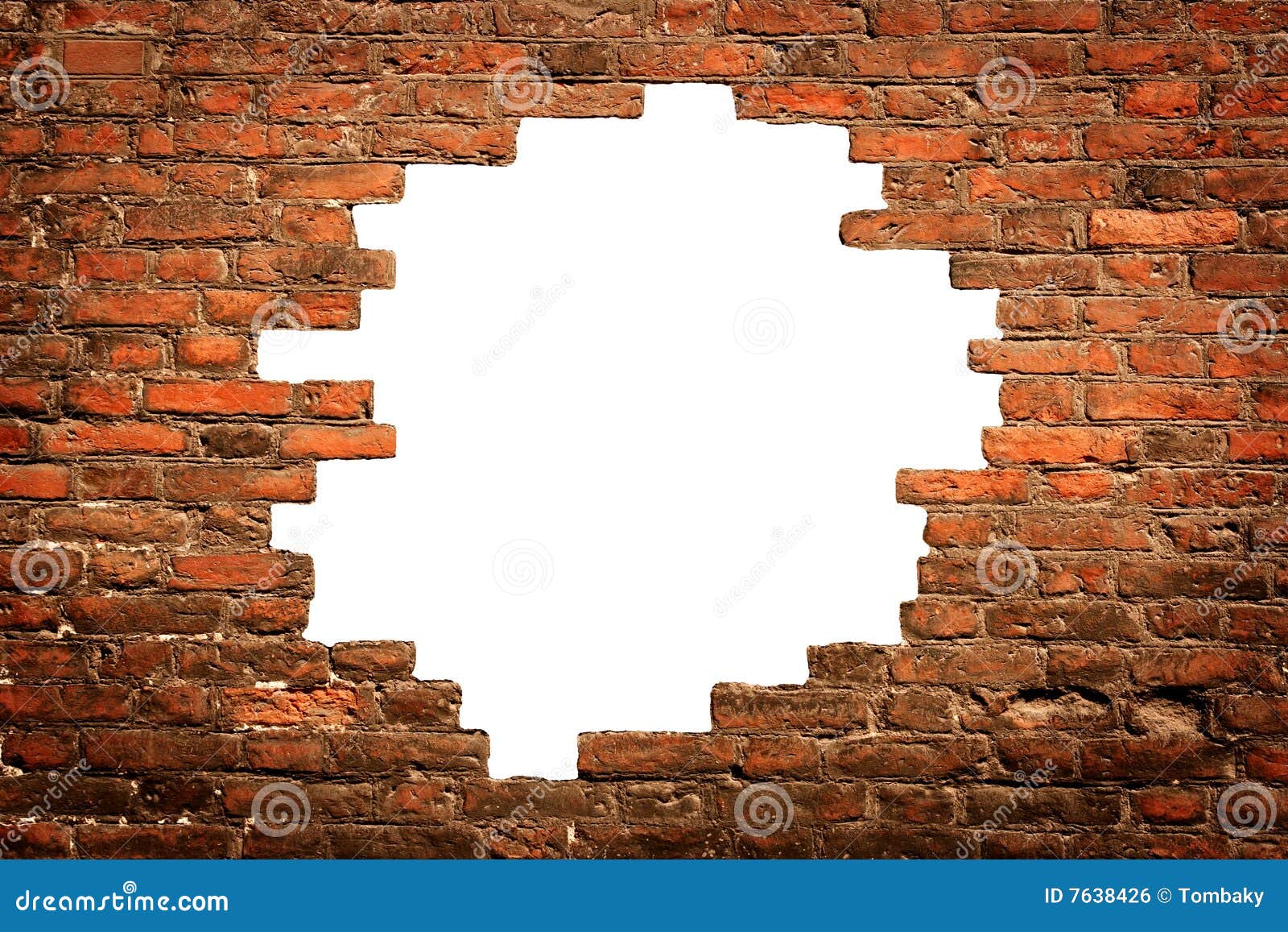 Brick frame stock photo. Image of backgrounds, brick, cement - 7638426