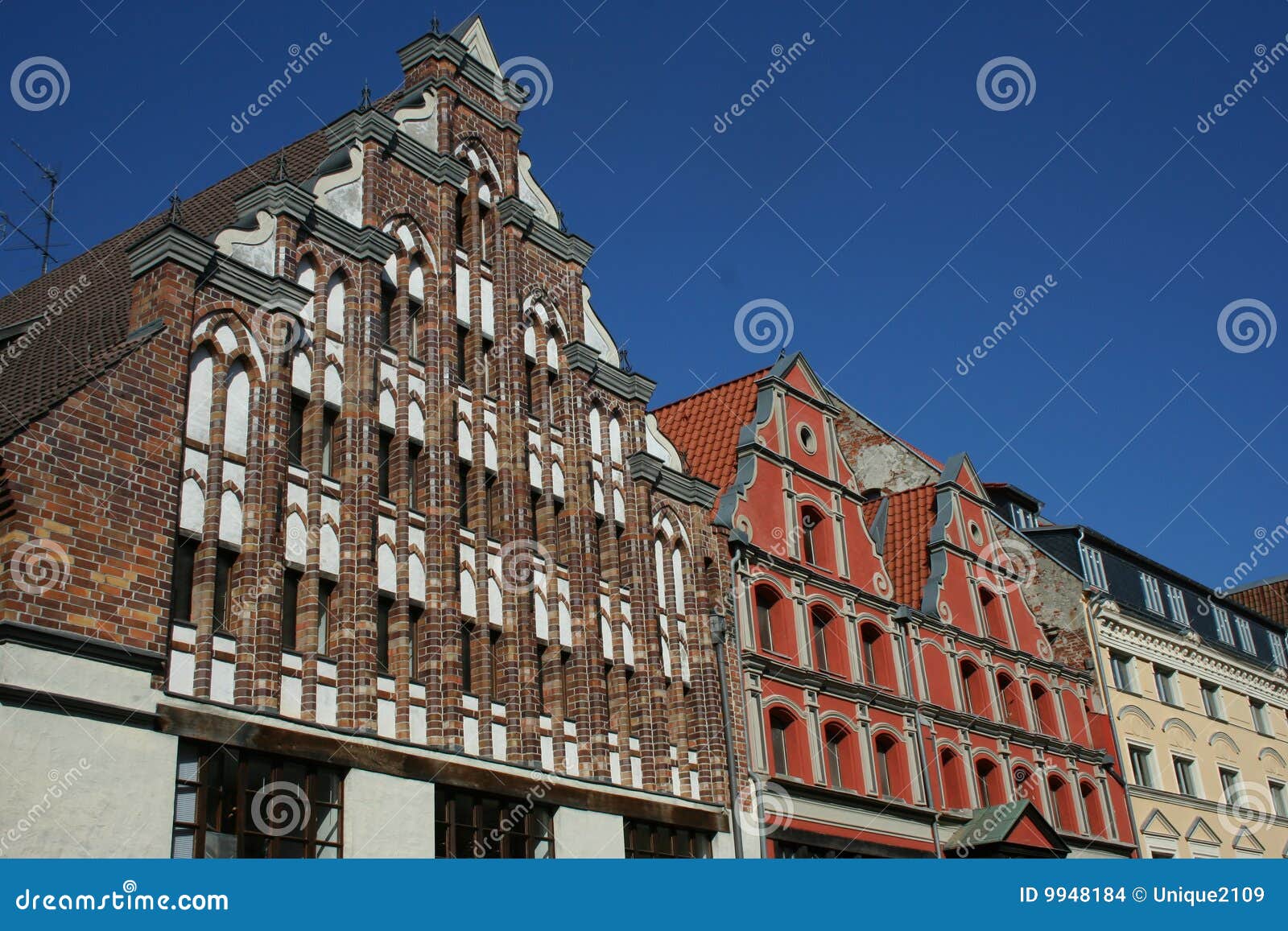 Brick Gothic stock photo. Image of restored, building - 9948184