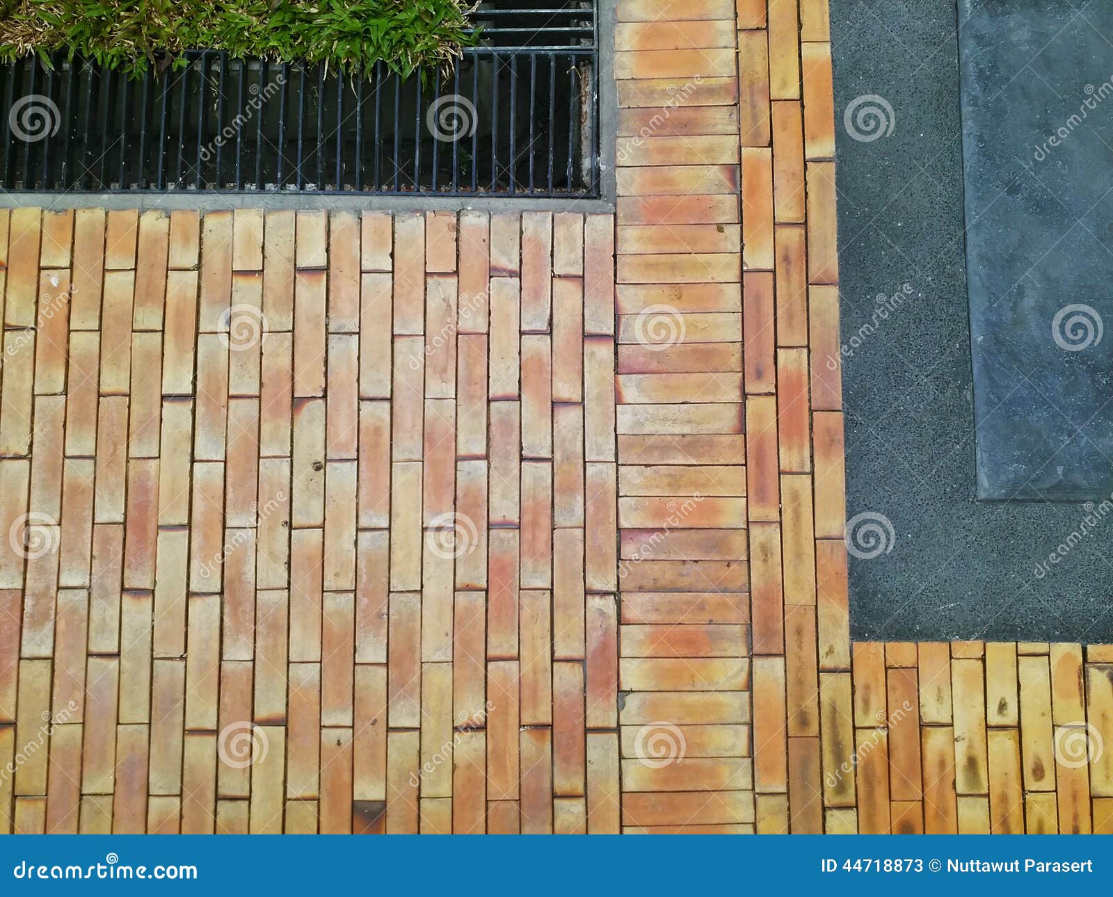 Brick and grass background stock image. Image of road - 44718873