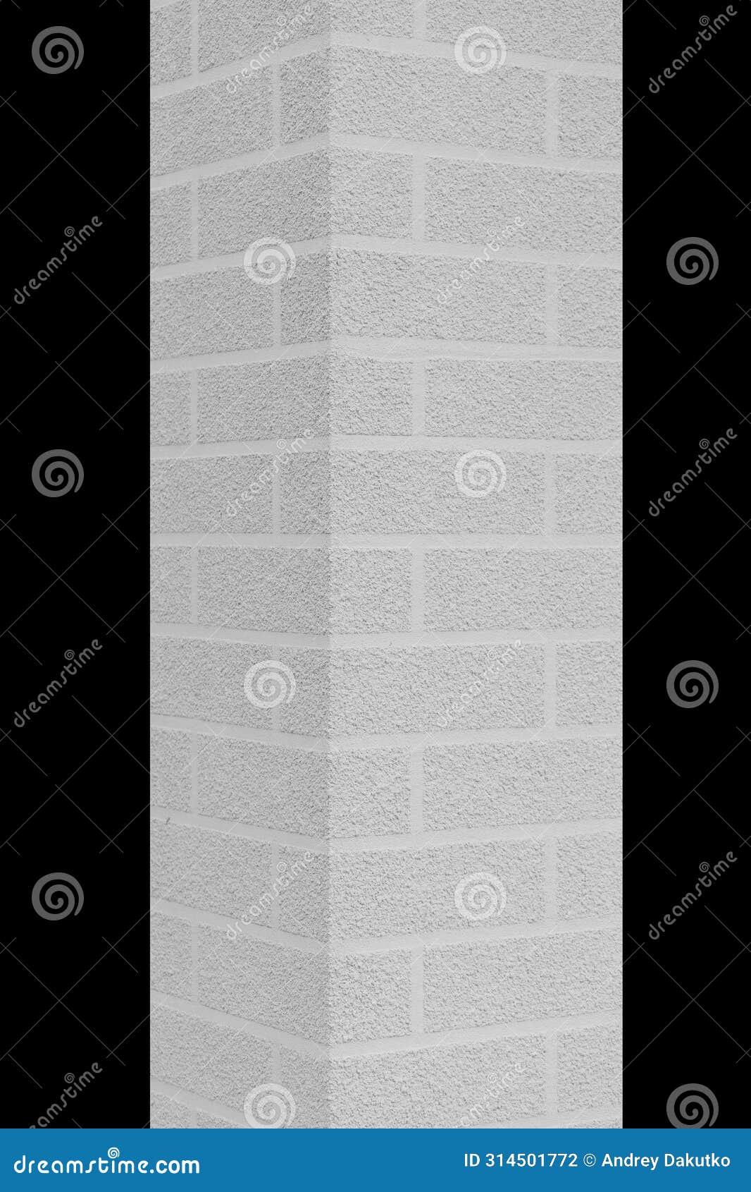 Brick Grey Column Angle Architecture Abstract Pattern Detail Element ...