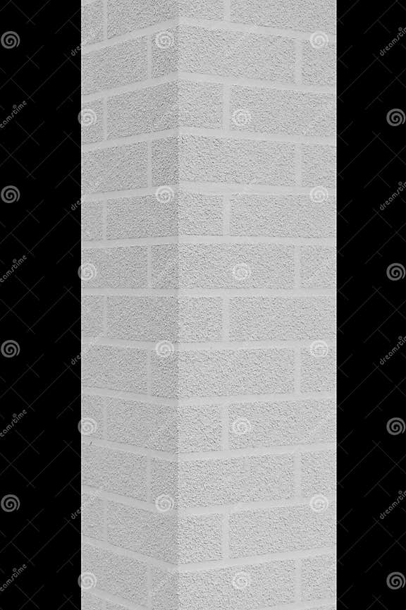 Brick Grey Column Angle Architecture Abstract Pattern Detail Element ...