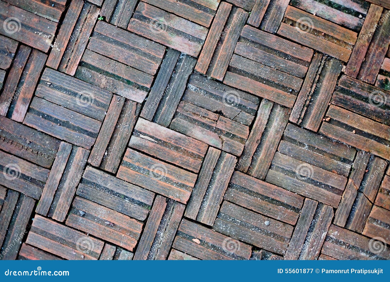 The Brick Ground Texture, Old Brick Stock Image - Image of texture ...