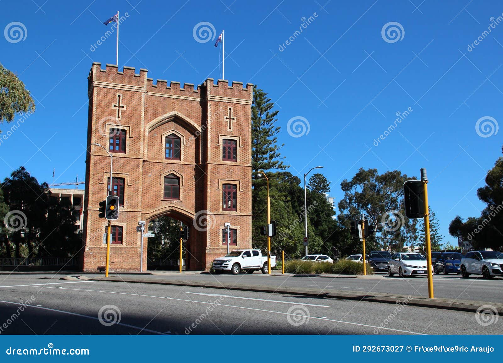 Brick Hall (barracks Arch) - Perth - Australia Stock Image - Image of ...